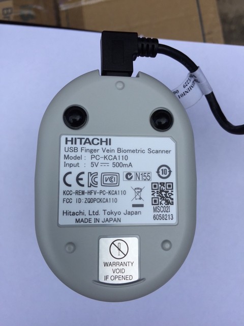 Hitachi USB Finger Vein Biometric Scanner Pc-kca110 for sale online | eBay