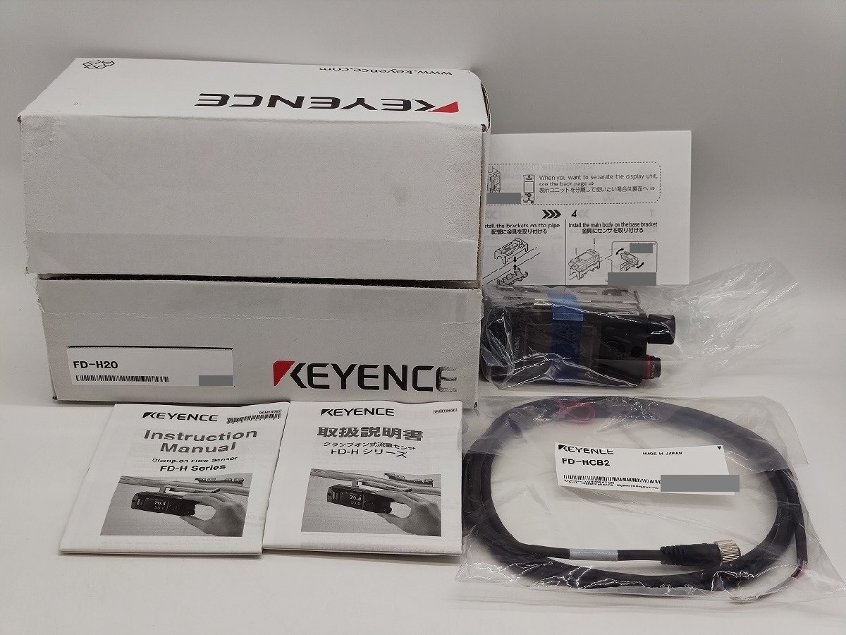 KEYENCE Flow Sensor FD-H20 Standard Model 15A/20A Clamp-on Type FD-H ...