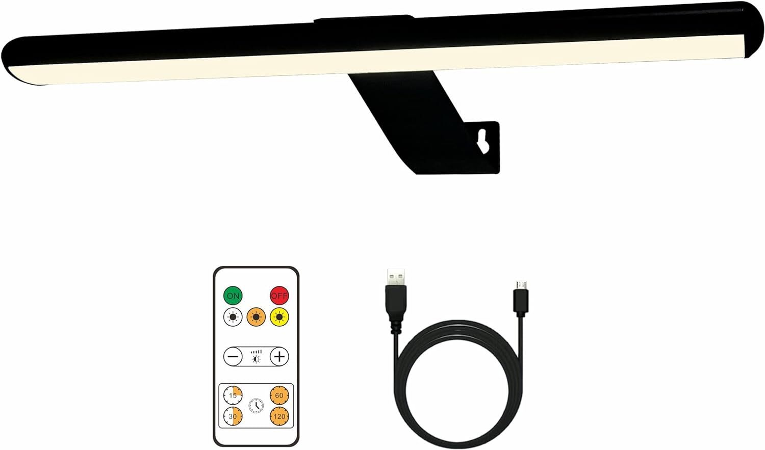 Picture Light Battery Operated, 16Inch Rechargeable Picture Frame Light ...