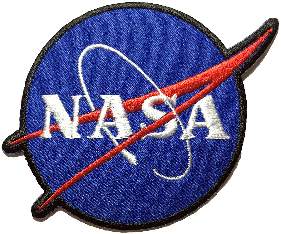 NASA Space Center Astronaut Program Vector US Space Badge Logo Sew Iron ...