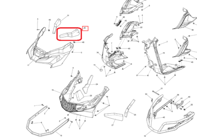 SKI-DOO LH BOTTOM PAN CAP FOAM 502007264 | eBay