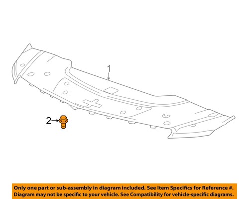 GM OEM Radiator Core Support-Sight Shield Retainer 11611678 | eBay