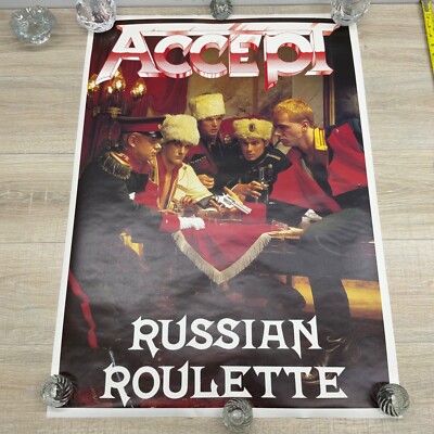 ACCEPT RUSSIAN ROULETTE POSTER 24x34" P35 | eBay