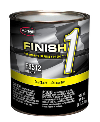 Acme Finish 1 FS512-4 4.1 VOC Gray Enamel Sealer Undercoat (Quart) | eBay