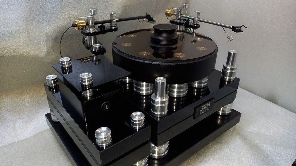 SAM Titan SILVER turntable 1 SAM ZERO Tonearm 33.3, 45 Belt Drive HI FI ...