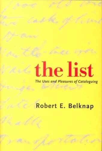 List: The Uses and Pleasures of Cataloguing by Robert Belknap: New 9780300103830 | eBay