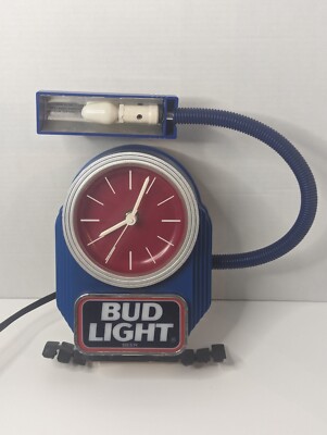 Vintage 1991 Anheuser-Busch Bud Light Beer Clock/Light | eBay