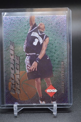 1996 Edge Rookie Rage ALLEN IVERSON ROOKIE #19 HOF RC! | eBay