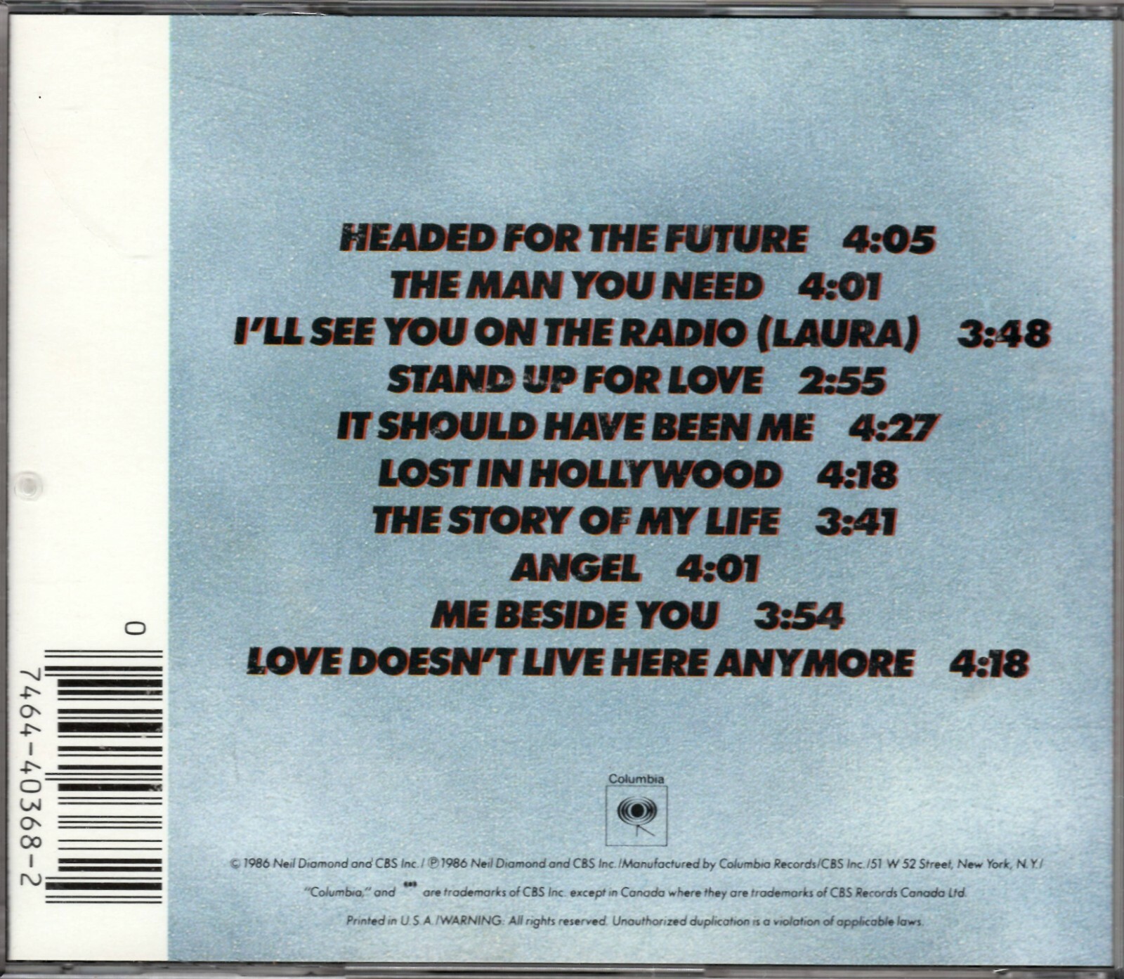 Headed for the Future by Neil Diamond (CD, Feb-2008, Columbia (USA)) for sale online | eBay