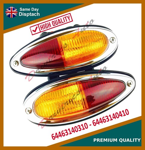FOR Porsche 356 A/ B/ C 2 Rear Back Lights Rear Lights Left+Right Rear ...