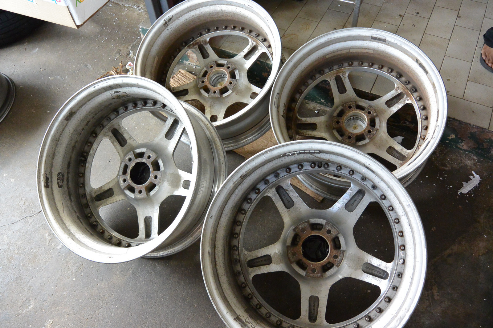 19" JDM WALD Streifen 5 Spoke Rim Wheels | 5x114.3 | 8" | 5 Spoke for ...