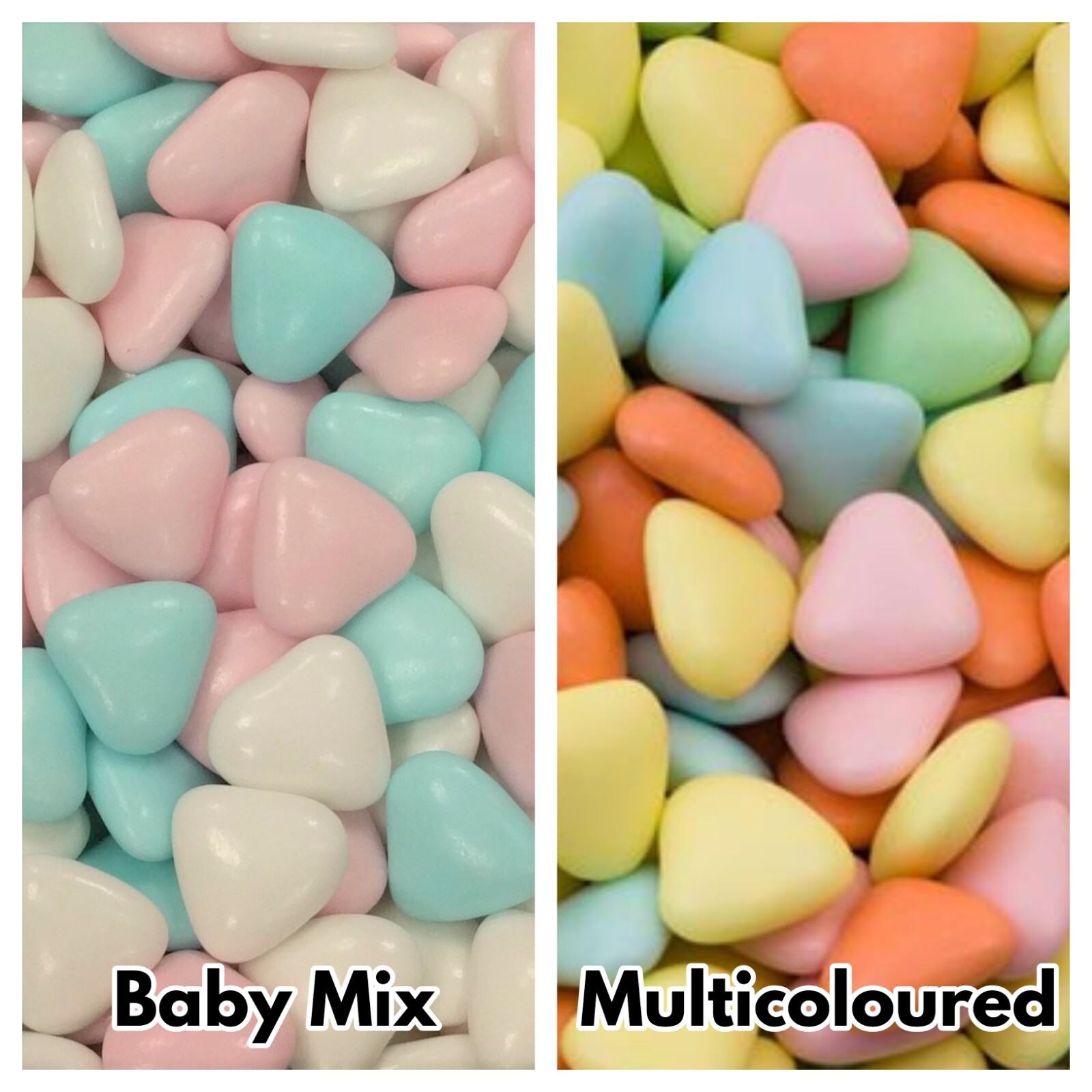 Mini Heart Chocolate Dragees Wedding Party Favours Christmas Baby ...