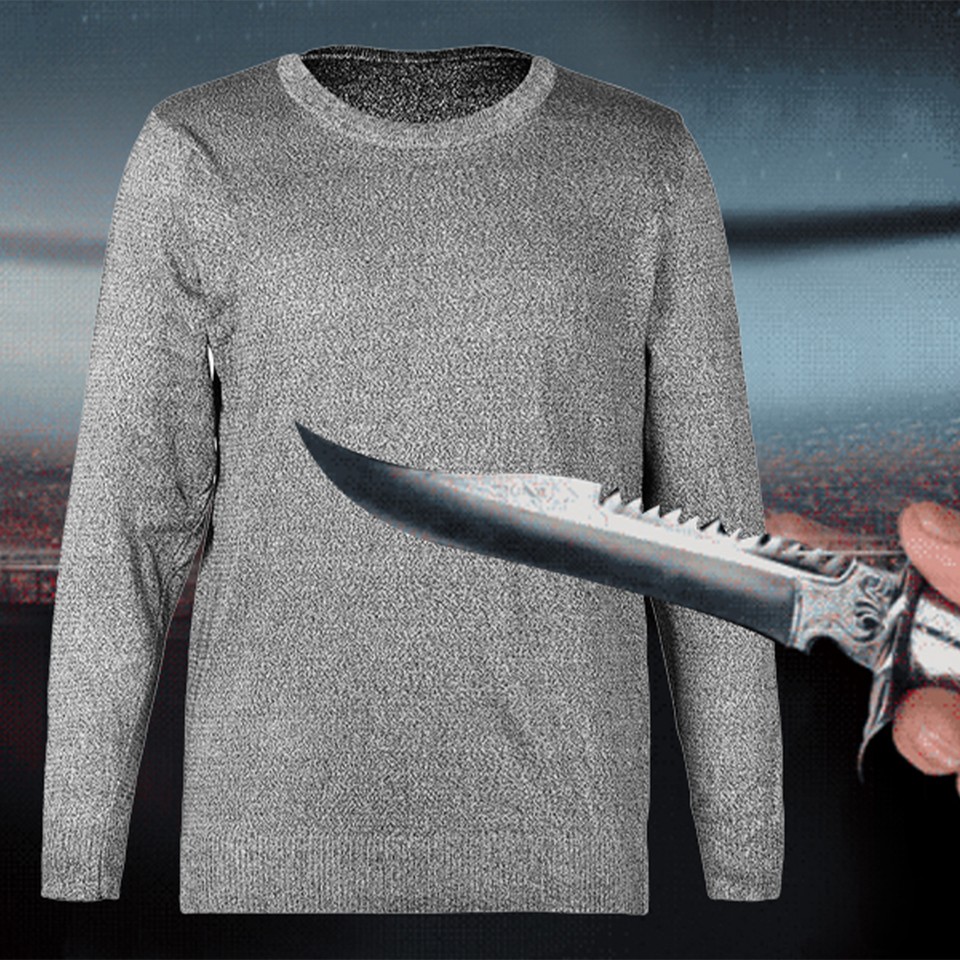 Cut Resistant Anti Slash Clothes Level 5 Protective Equipment Round ...