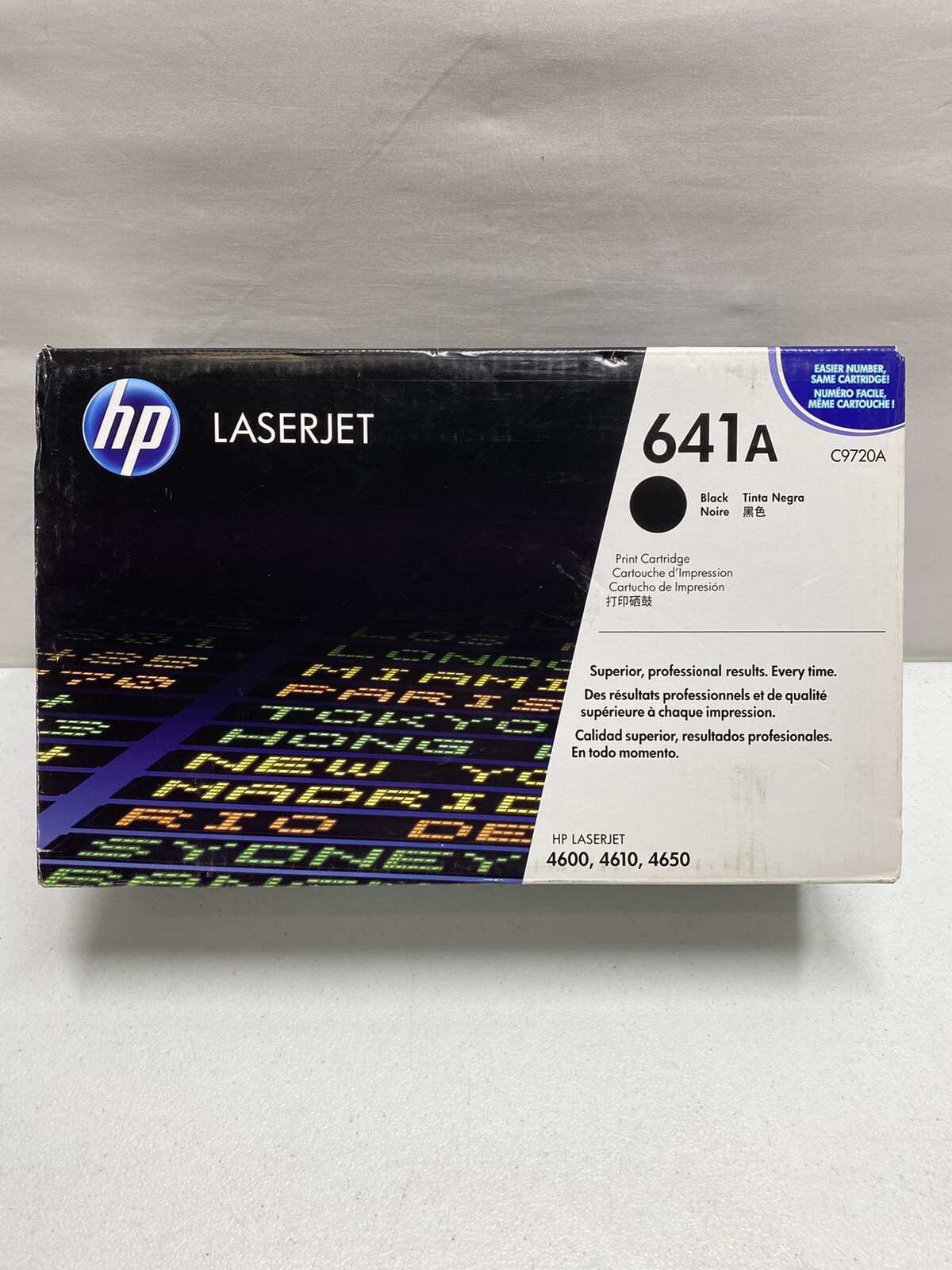 HP 641A (C9720A) Black Toner Cartridge for sale online | eBay