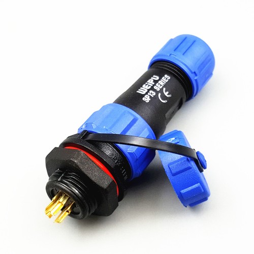 1Set 5 Pins Waterproof SP13 IP68 Cable Circular Connector Chassis Panel ...