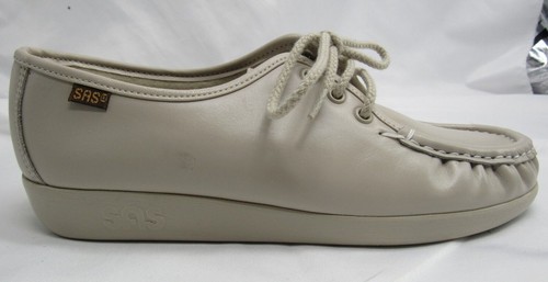 SAS Comfort Bone Beige Shoes Size 7.5N Narrow Siesta with box great ...