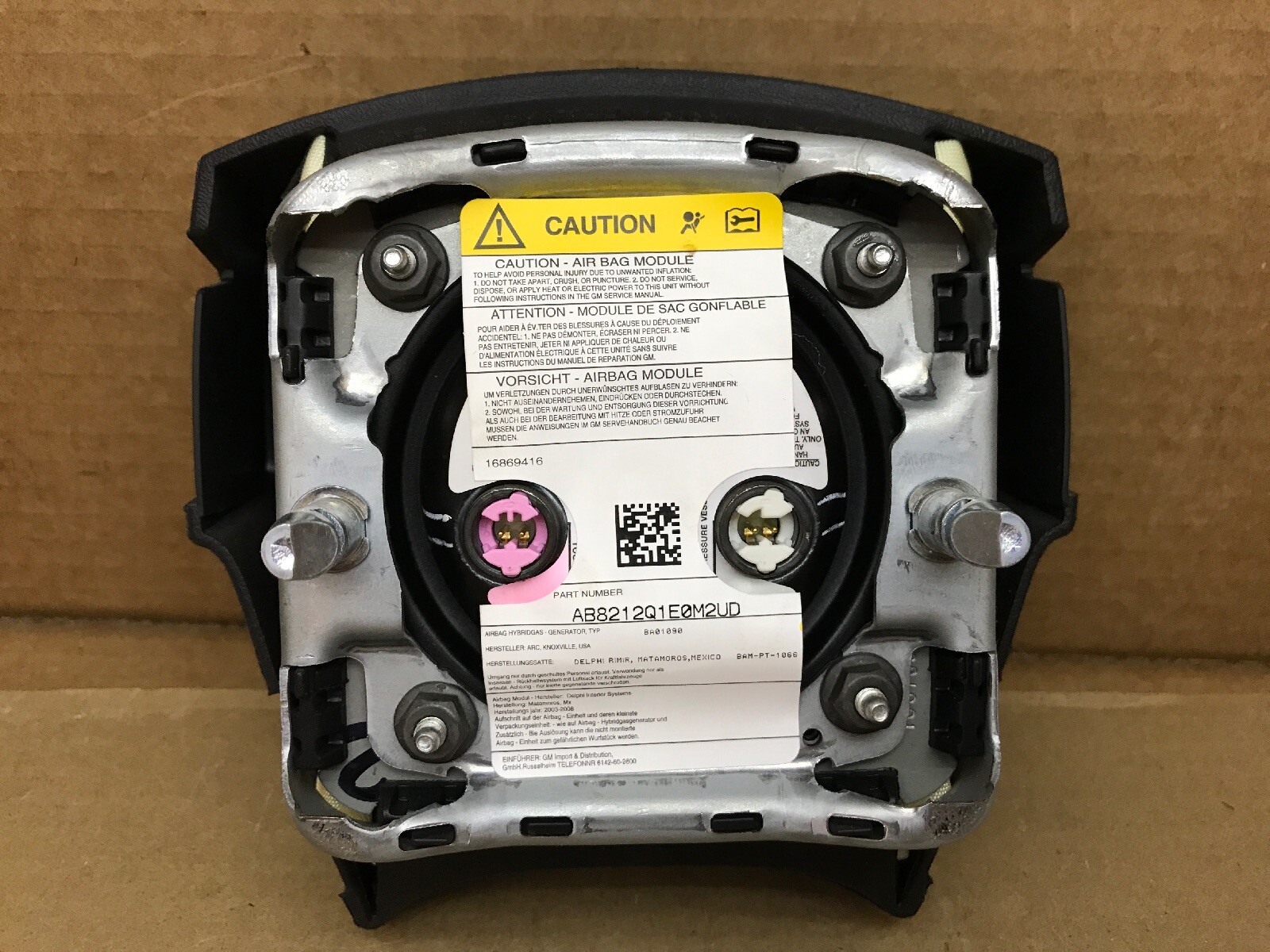 2003-2006 Chevrolet Silverado Tahoe Left Driver Side Steering Wheel Air ...