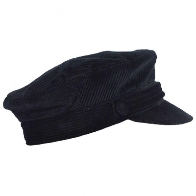 Corduroy Fiddler Captain Cap 1960s Vintage Style Hat Wool by G&H Hats ...