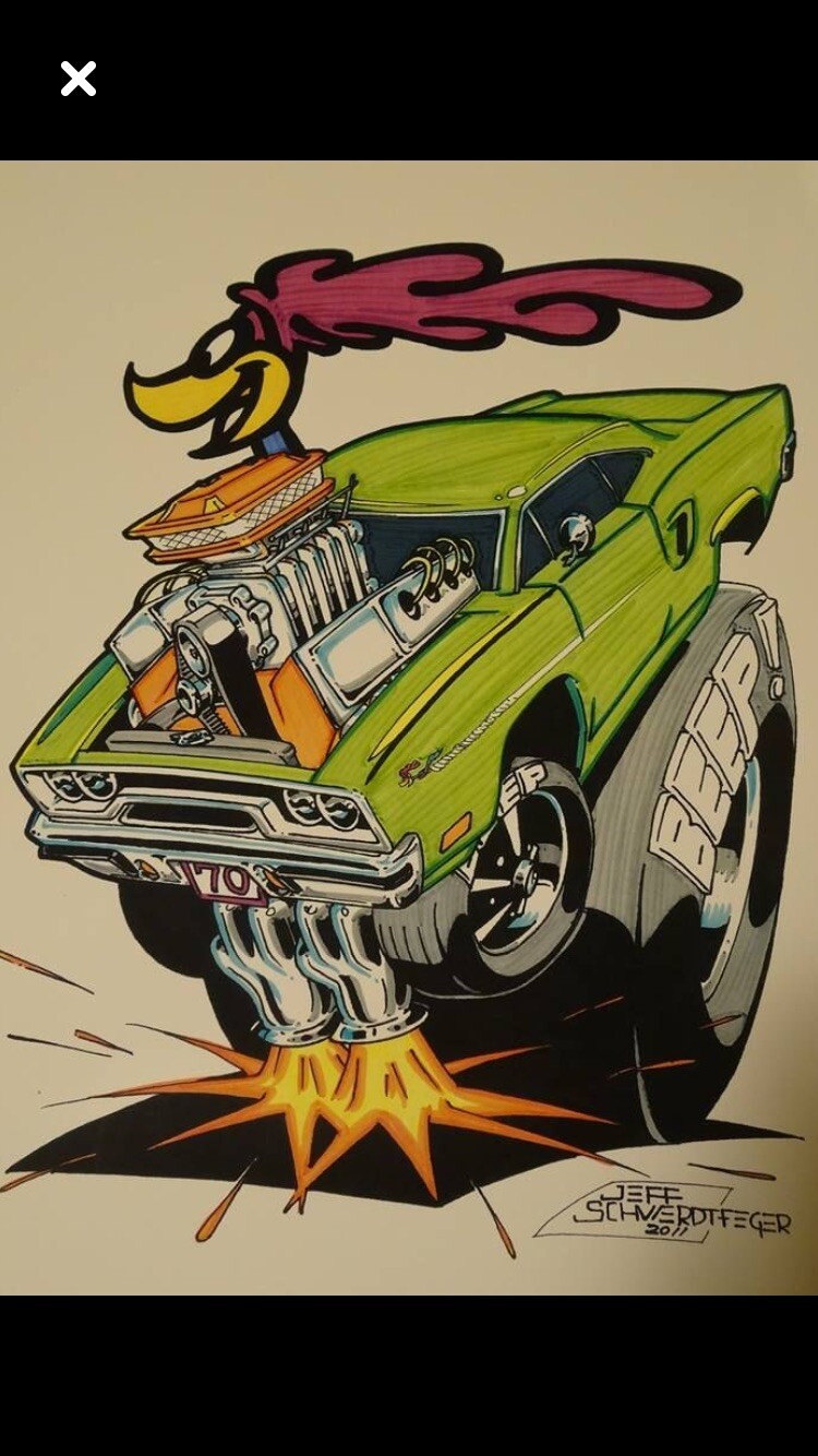 Ed Roth Mustang Art