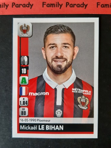 Mickael The Bihan 318 Ogc Nice Image sticker Panini Foot France Ligue 1 ...