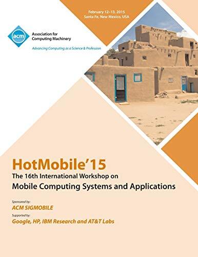 HotMobile 15 16th International Workshop on Mobile Computing Systems and Appl-, 9781450337649| eBay