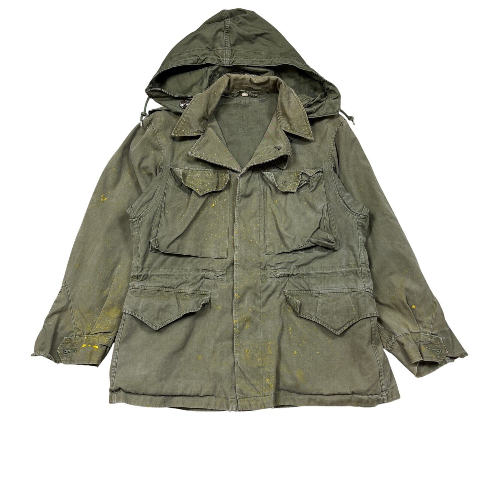 Rare VTG M43 Field Jacket Hooded WW2 Reworked Don't K… - Gem