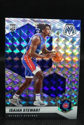 2020-2021 PANINI MOSAIC ISAIAH STEWART SILVER MOSAIC PRIZM ROOKIE RC ...
