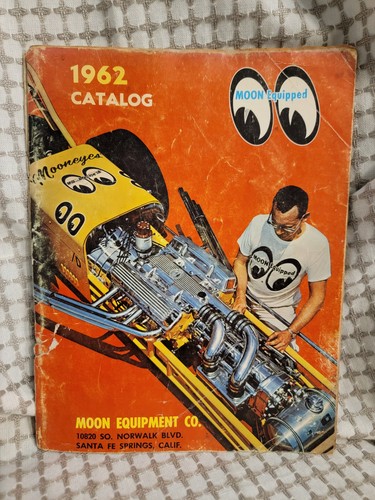 Original Vintage 1962 MOON Catalog Drag Racing HOT ROD Custom speed ...