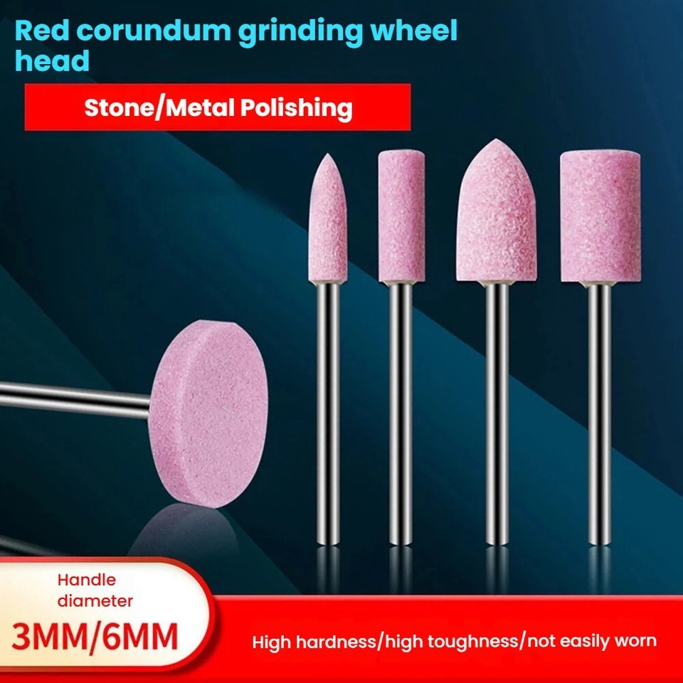 14pcs Polishing Grinding Head Set with 3mm Diameter Shank for Rotary ...