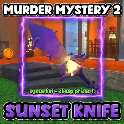 [ CHEAPEST ON SITE] SUNSET KNIFE MURDER MYSTERY 2 ROBLOX | MM2 🟢Online🟢 ...