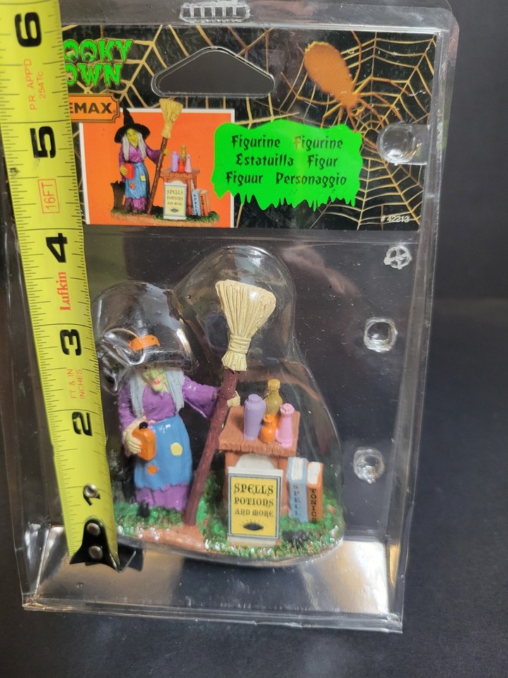 Lemax Spooky Town Halloween Village Spells, Potions & More 42213 Black ...