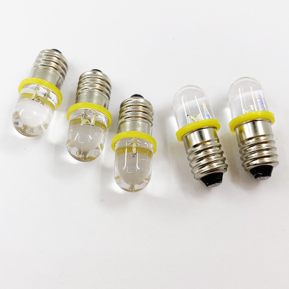 5pcs E10 led Indicator Bulb 12v18v24v Warning Automobile instrument ...
