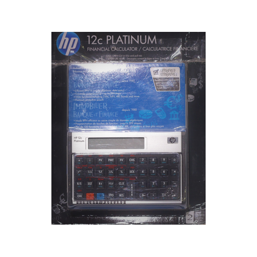 HP 12C Platinum - Financial Calculator - Battery - Silver Carbonite | eBay