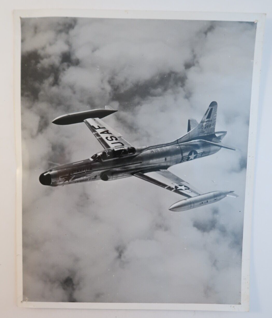 USAF Starfire Military Airplane Black & White Photograph US Air Force 8 ...