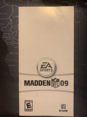 Madden NFL 09 (Sony PSP) MANUAL (Rare?) (Collector's Edition?) | eBay