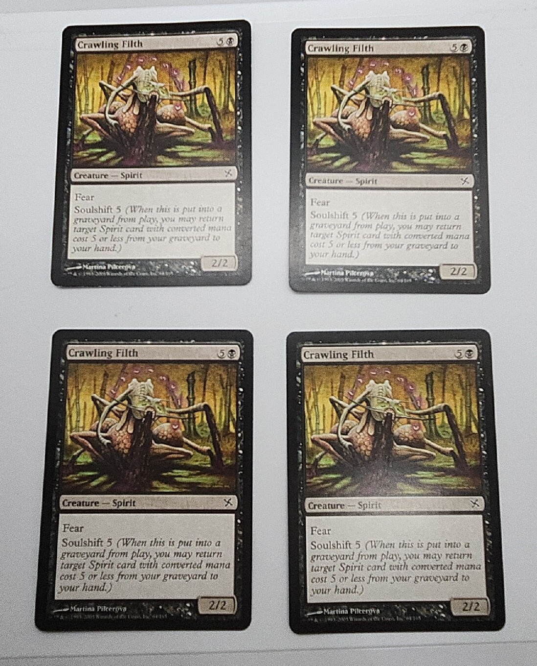 MTG Crawling Filth Betrayers of Kamigawa 64/165 Regular Common for sale ...