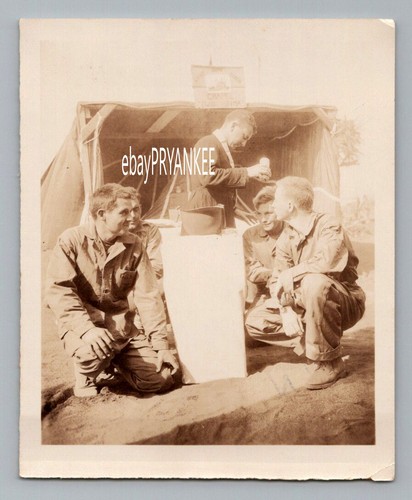 WW2 Type-1 USMC Marine Corps IWO JIMA Photo MARINES TAKE COMMUNION ...