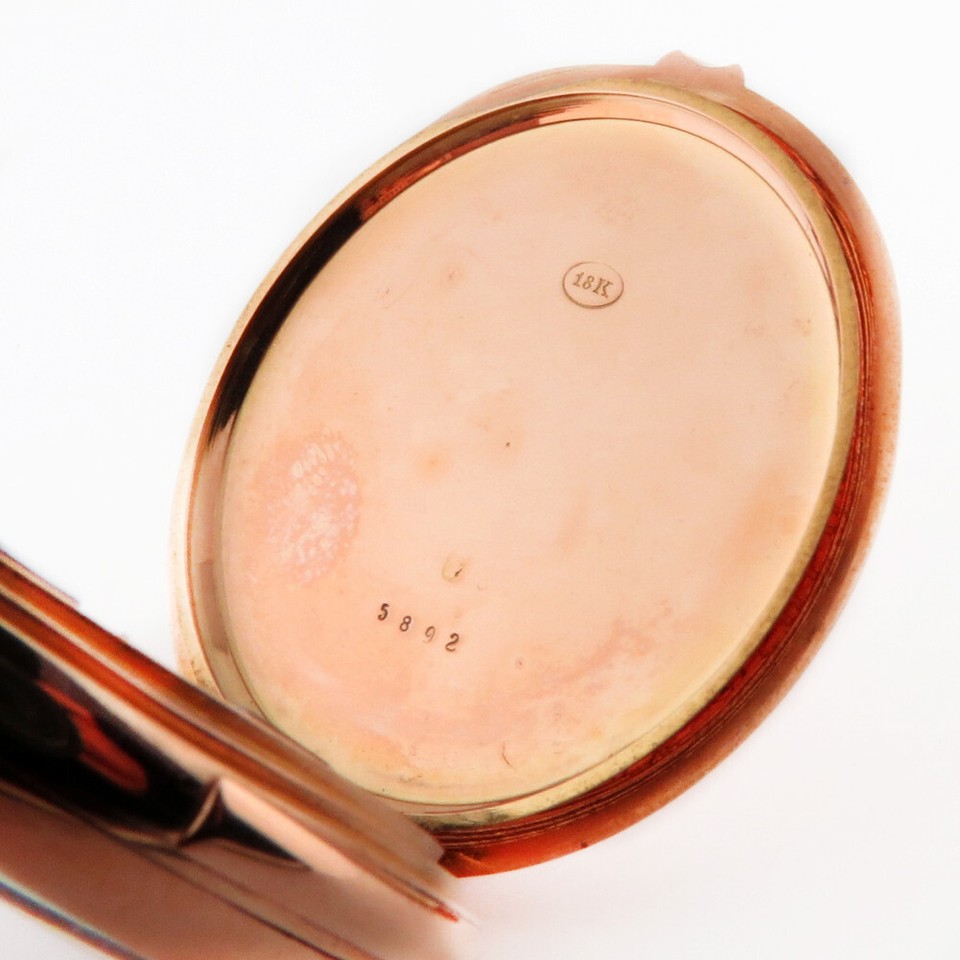 Non Magnetic Watch Co 18K Gold OF Chronometer Quarter Repeater Pocket ...
