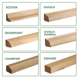 Solid Oak Edge Trim