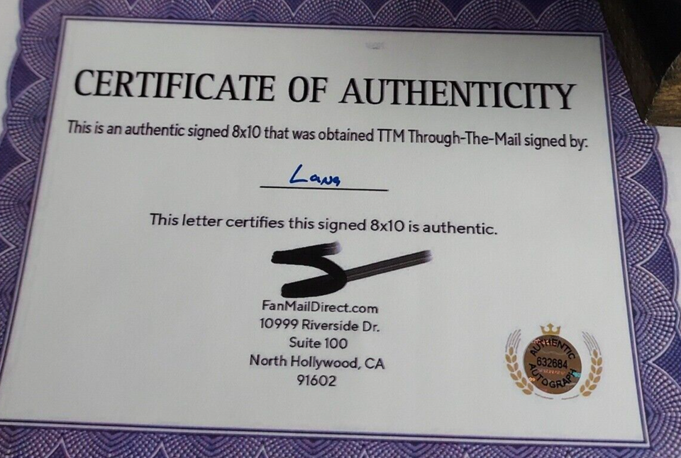 Lana (WWE, CJ Perry) Signed Autographed 8x10 photo - AUTO w/COA | eBay