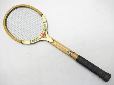 VINTAGE TAD DAVIS / VICTOR "TAD" WOODEN TENNIS RACQUET. ANTIQUE ...