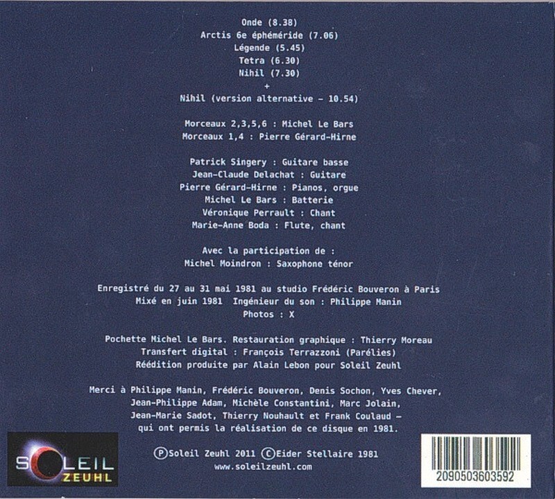 EIDER STELLAIRE 1 FRENCH JAZZ FUNK ZEUHL PROG 1ST CD ESKATON MAGMA ...