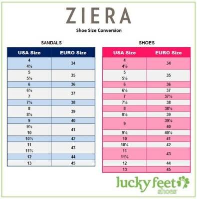 Ziera Shoes Size Chart Best Sale | emergencydentistry.com