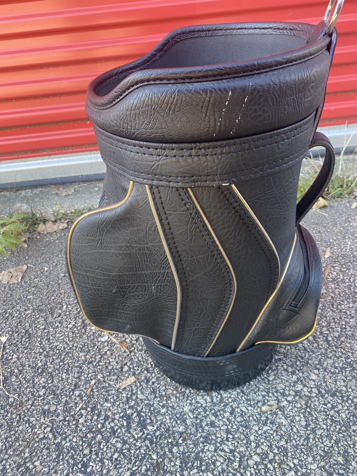 Burton Miniature Staff Golf Bag Den Caddy 20" Tall Office Trash Can | eBay