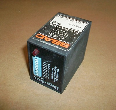 SSAC Digi-Set Time Delay Relay TDML120AL 120vac | eBay