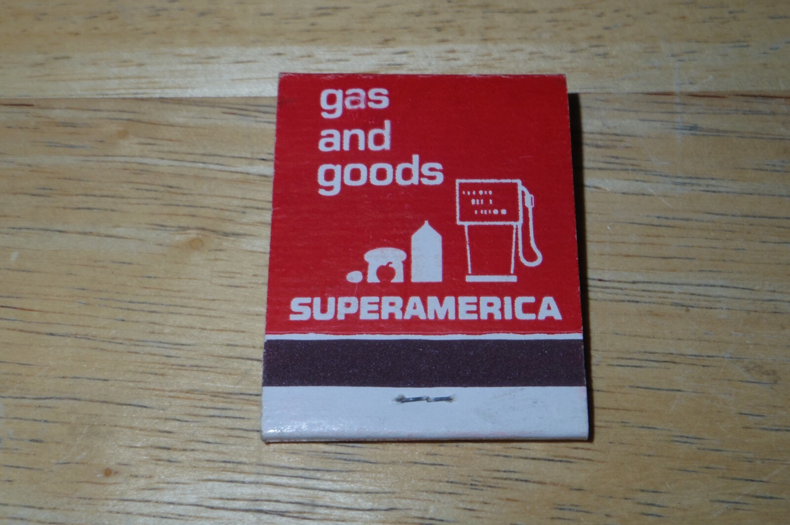 Vintage SuperAmerica SA Gas Station Convenience Store Matchbook ...