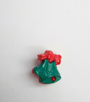 Christmas Bell buttons shank - size 18mm novelty xmas button - Craft ...