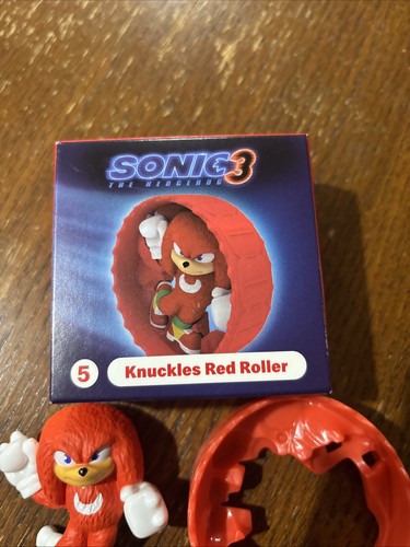 2024 McDonald’s Sonic 3 Happy Meal #5 Knuckles Red Roller NEW | eBay