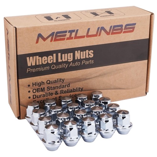 20Pcs M12x1.5 Hexagon Lug Nuts - One-Piece OEM Replacement for Ford ...
