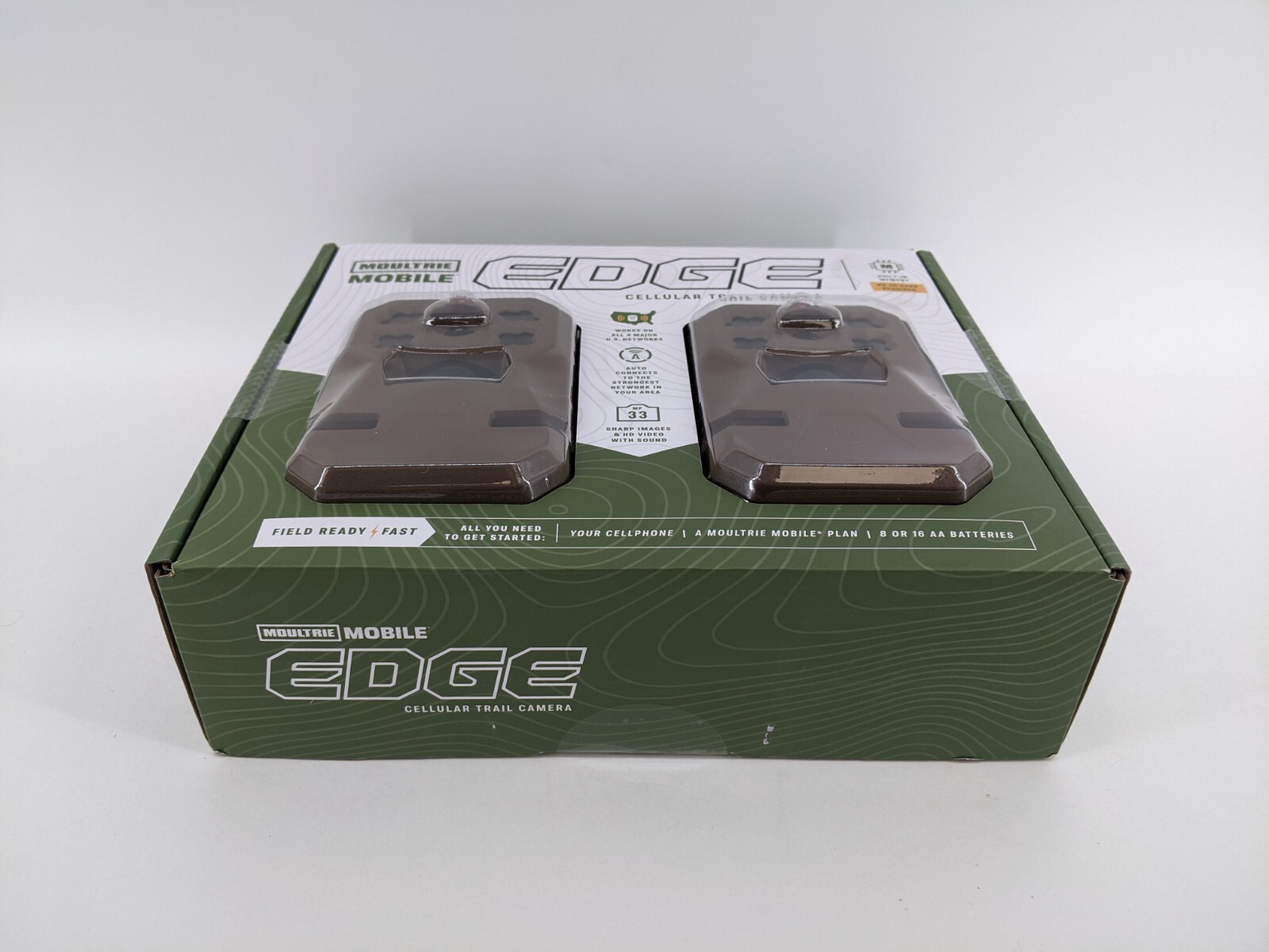 Moultrie Mobile Edge Cellular Trail Camera - Beige, Pack of 2 for sale ...